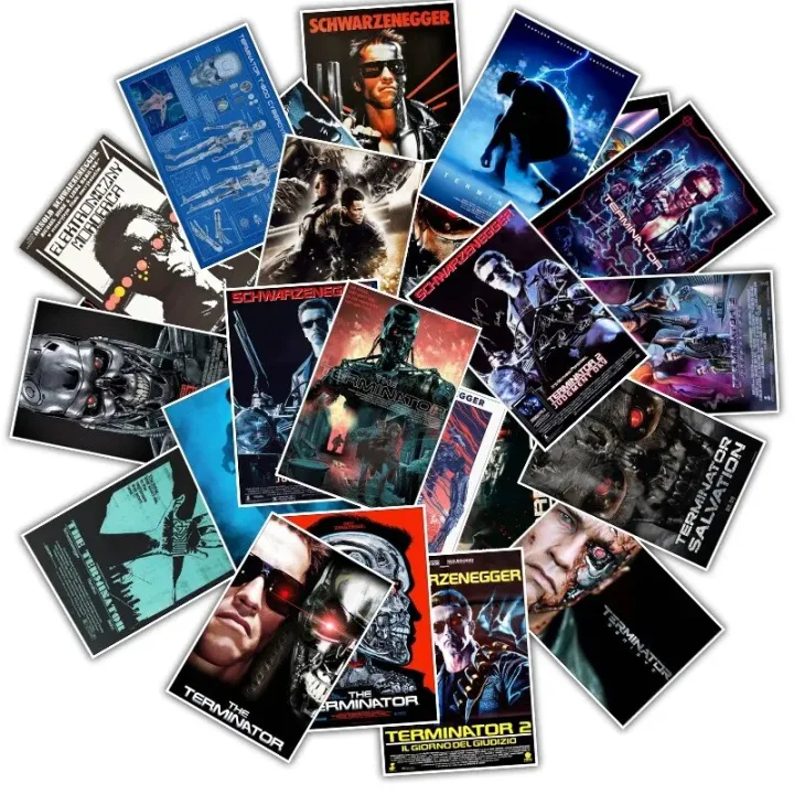 25Pcs The Terminator Stickers Graffiti Stickers For Moto car suitcase ...