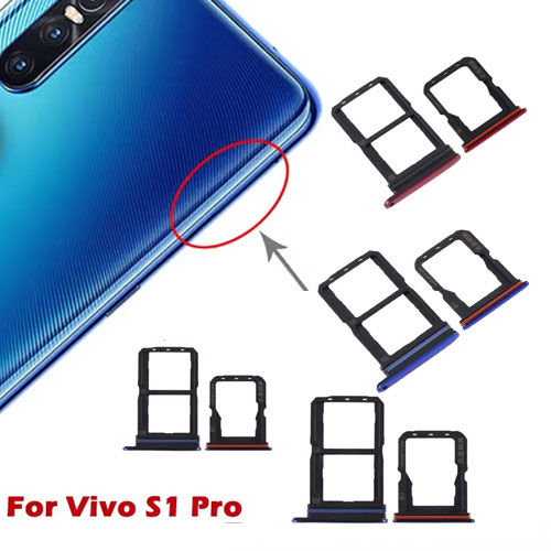 Vivo S1 Pro Sim Tray Micro SD Card Slot with Sim Ejector Pin ...