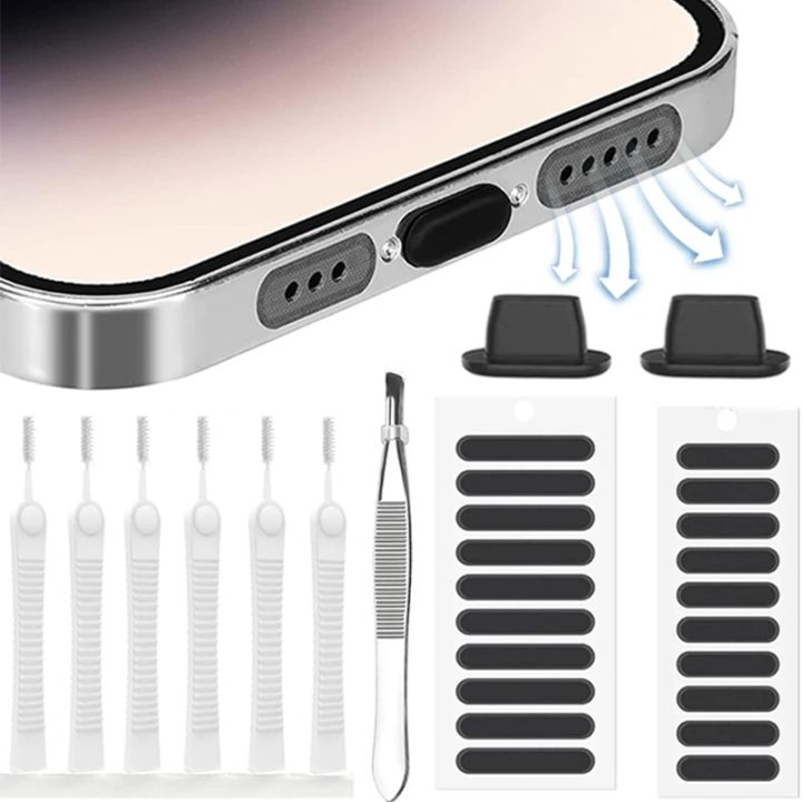 Universal Mobile Phone Speaker Dust Mesh Sticker for iPhone 14 13 12 ...