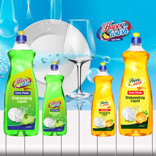 Happy Wash Extra Lemon Dishwashing Liquid 250 ml bottle | Daraz.com.bd