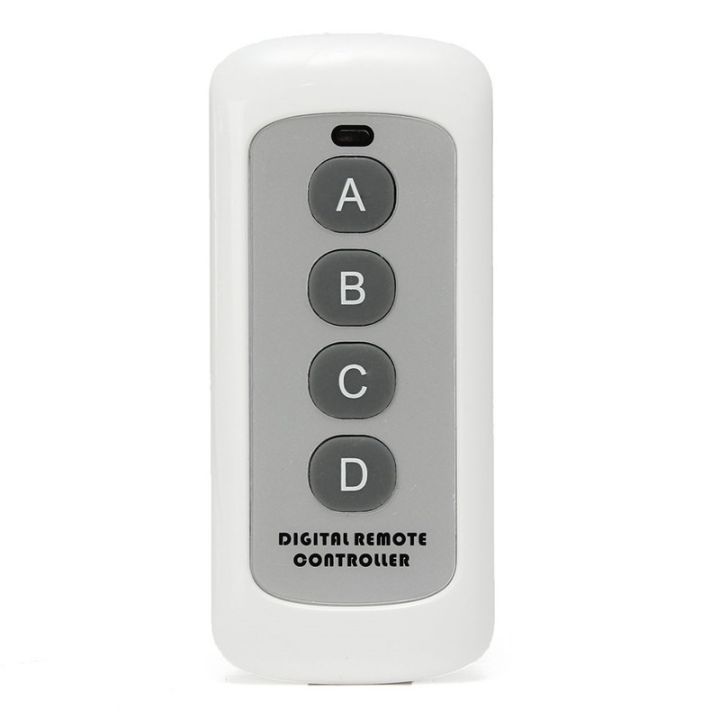 Wifi Smart Switch Remote 4 keys ABCD Rf 433mHz _Wireless white teaching ...
