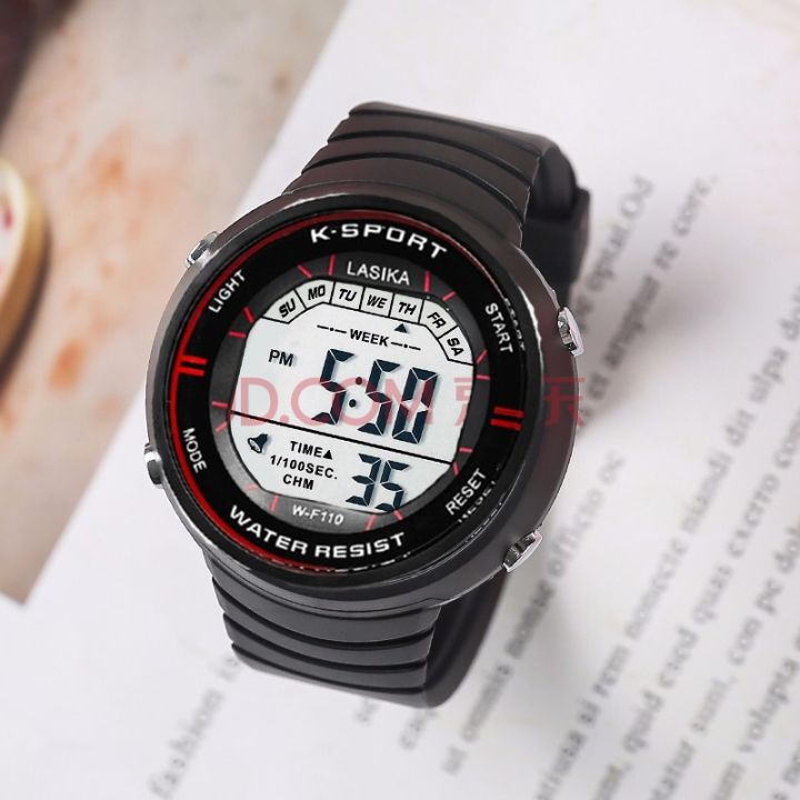 Lasika W-F110 Water Resistance/ Waterproof Silicon Digital Watch ...