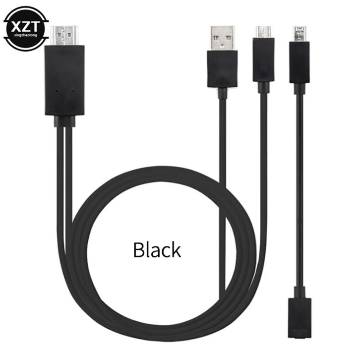 Micro USB MHL to HDMI-compatible Cable 5 Pin 11 Pin 1080P HD TV Cables ...