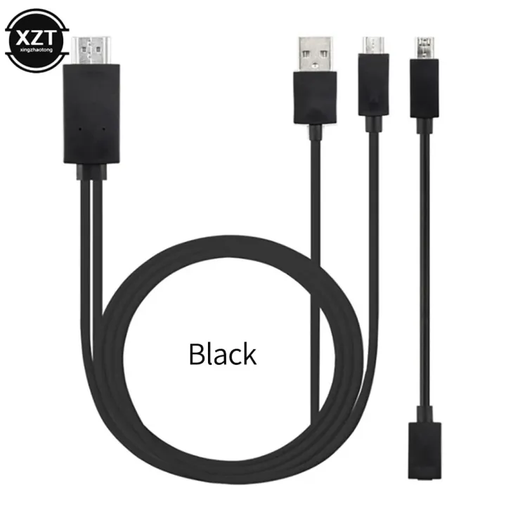 Micro USB MHL to HDMI-compatible Cable 5 Pin 11 Pin 1080P HD TV Cables ...