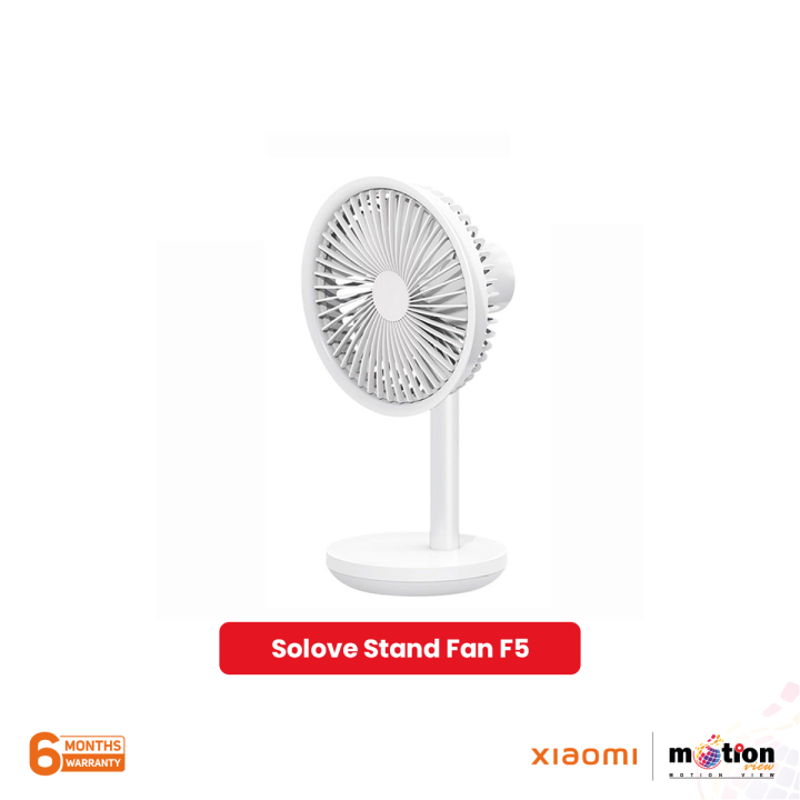 SOLOVE RECHARGEABLE DESKTOP STAND FAN F5 | Daraz.com.bd