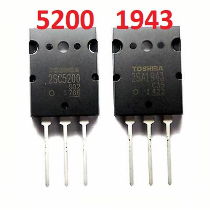 1Pair- A CLASS 2SA1943 A1943 & 2SC5200 C5200 PNP & NPN Audio Power Amplifier Transistor 1943 ...
