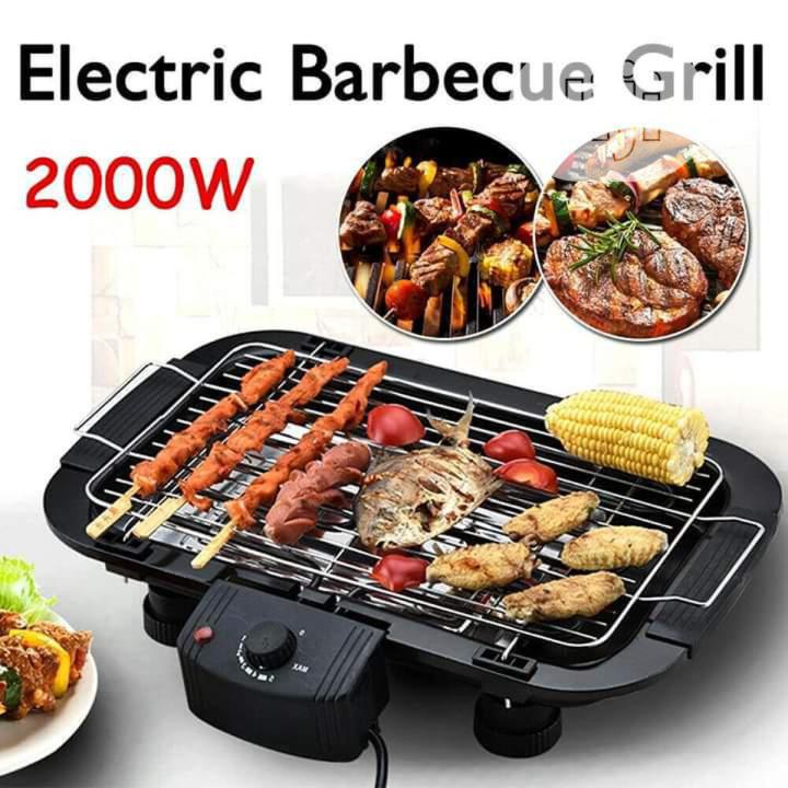 New Electric Bbq Grill Machine - Black | Daraz.com.bd