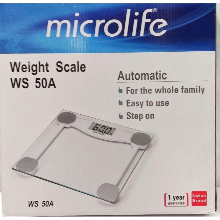 Microlife Digital Body Weight Bathroom Scale with Step-On Technology ...