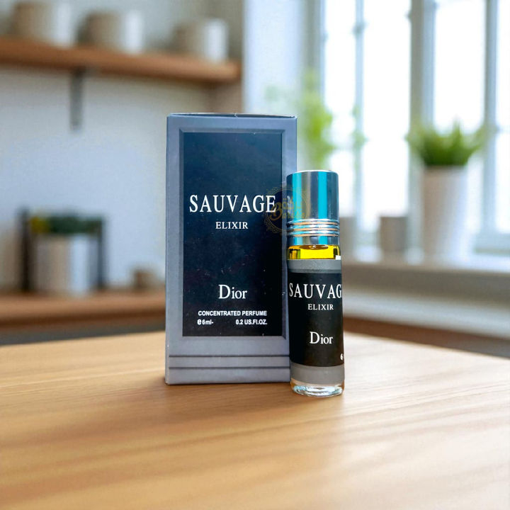Dior Sauvage Elixir Attar for Men Premium Long Lasting Non-Alcoholic ...