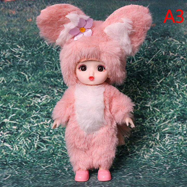 Cute 16cm Princess Doll with Clothes bjd Dolls ob11 Dolls Toy for Girls ...