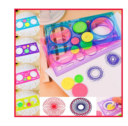 Design Ruler / Drawing Box-Multi-Color 2 Pices | Daraz.com.bd
