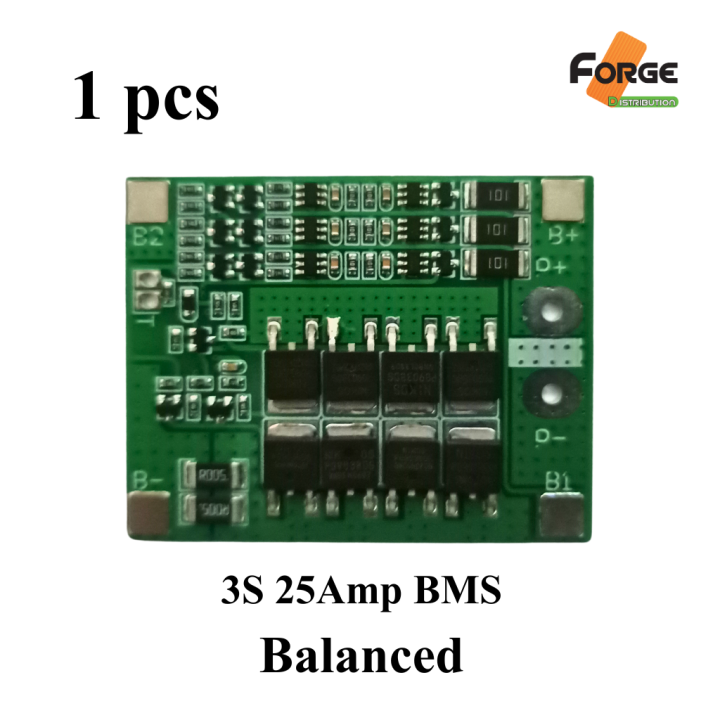1 pcs 3S BMS Circuit 12V 25A Balanced Circuit Lithium Battery Charger ...