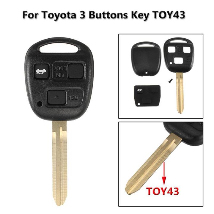 【Alizeker Mall】Buttons Car Remote Key Fob Button Key Case For Toyota ...