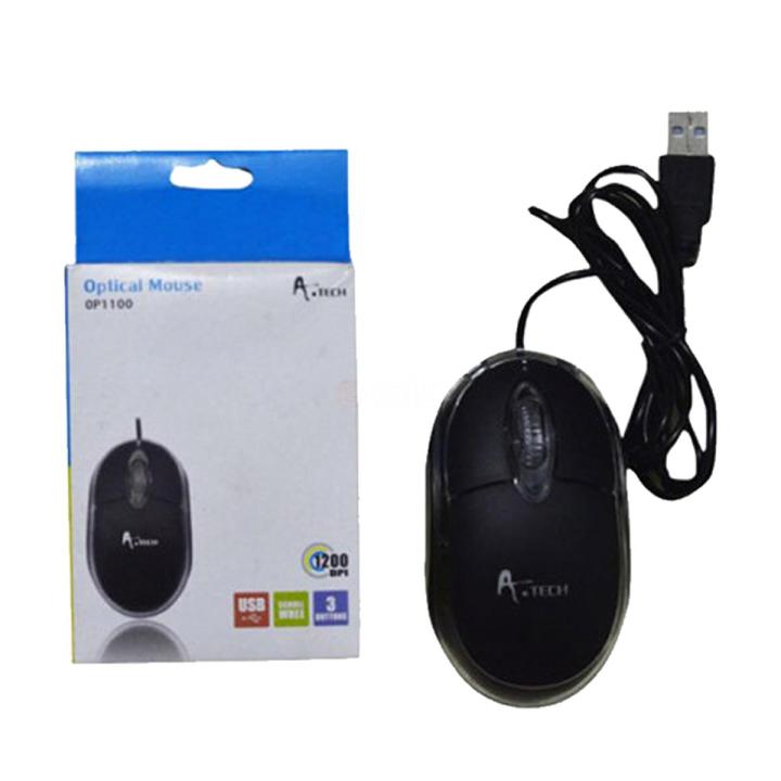 A.Tech Optical Wired Usb Mouse | Daraz.com.bd