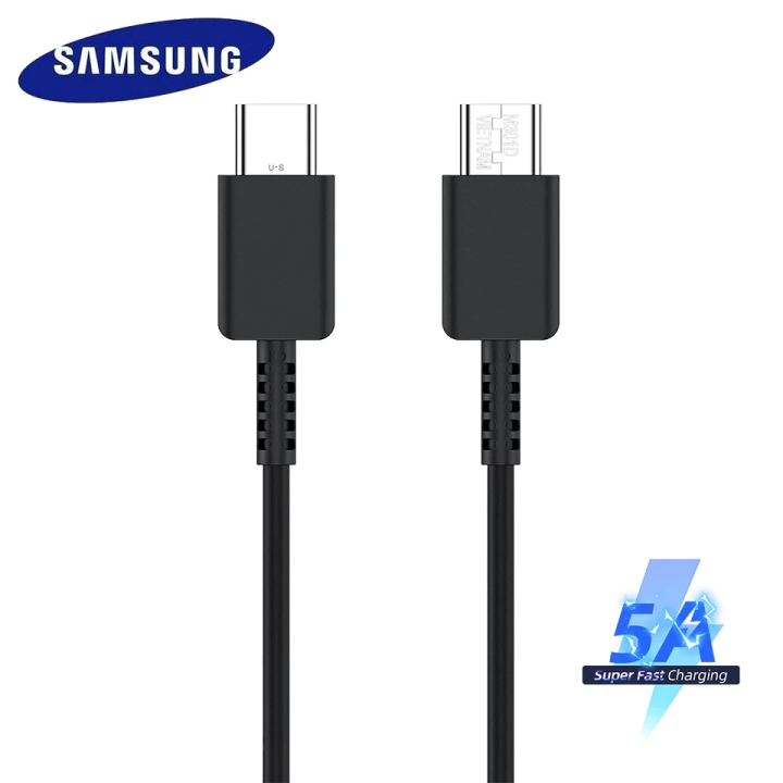 Official Samsung 5A Type C to C Cable 25W 45W PD 3.2 to Usb Cable ...