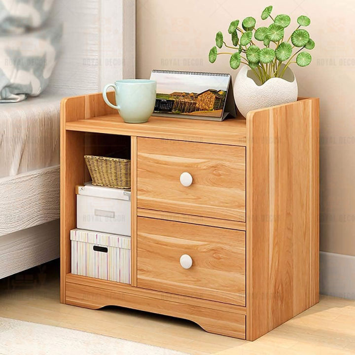 Royal Decor M36 2 Drawers Bed Side Table Nightstand Bedside Table ...