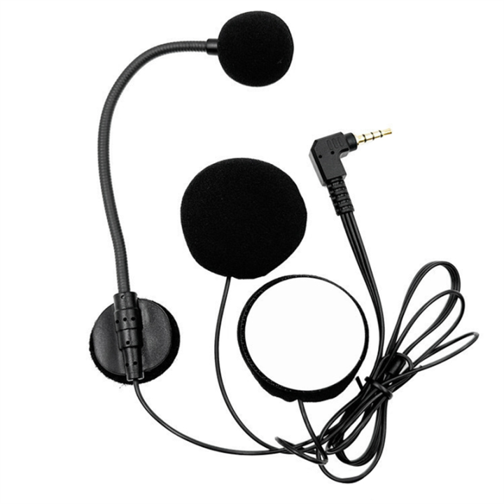 Motorcycle Helmets Intercom Mic Headset 2 Speakers 32Ω Microphone for ...
