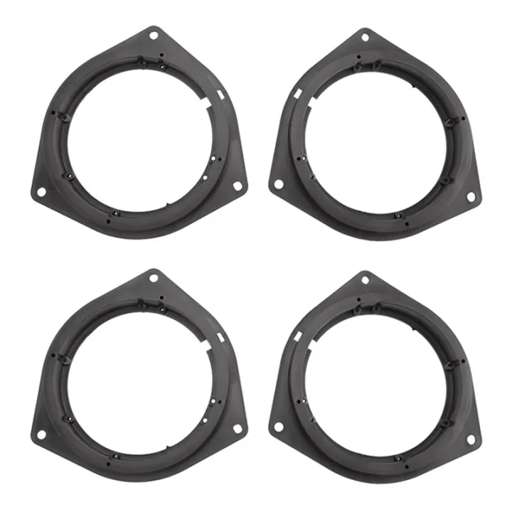 2X 6.5Inch Front Rear Door Stereo Speaker Mat Adapter Wire Mount Plugs ...