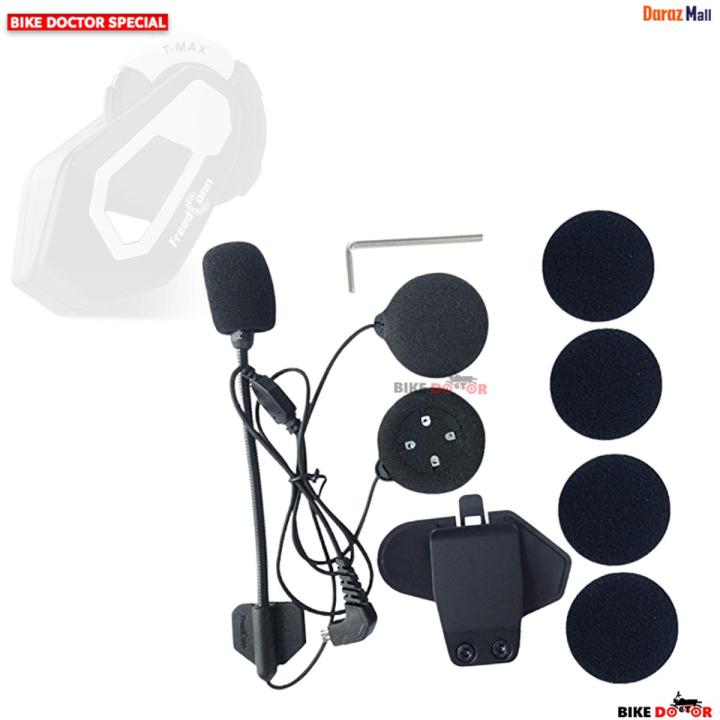 Freedconn T-MAX Bluetooth Motorcycle Helmet Full Accessories Set ...