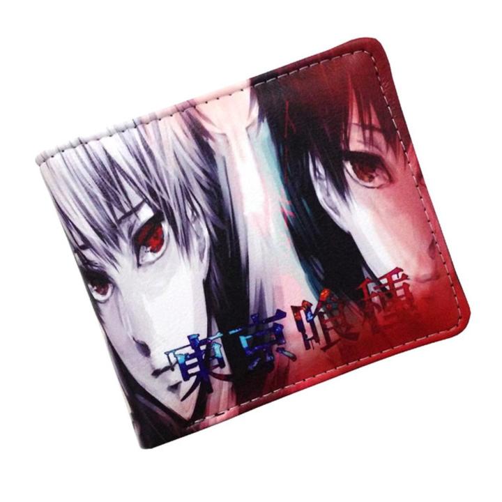 Tokyo Ghoul Cosplay Anime Kaneki Ken Leather Wallet Card Holder Purse ...