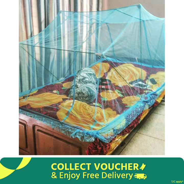 Portable Folding Mosquito net with metal Stand For adult 1 person Lazy ...