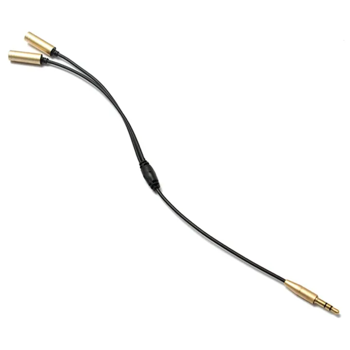 3.5MM Male to 2 Female Earphone Headphone TV Audio Audio Splitter ...