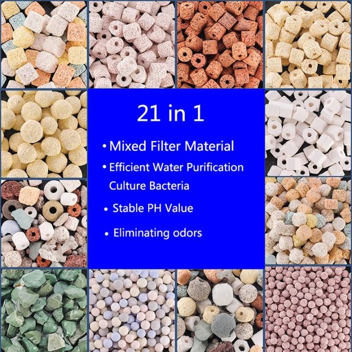 【Best value for money】 21 Types Aquarium Bio Balls Biochemical Ball ...