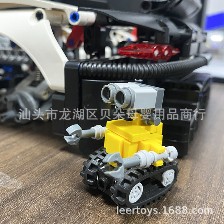 Cross-border mini small wall-e robot building block assembly children's ...