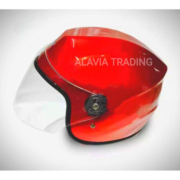 Half Face Bike Helmet (Local Made) Bangla - Red - Helmets For Bike ...