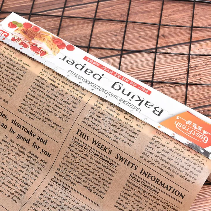 （New）5M Baking Paper Barbecue Double-ided ilicone Oil Paper Parchment ...