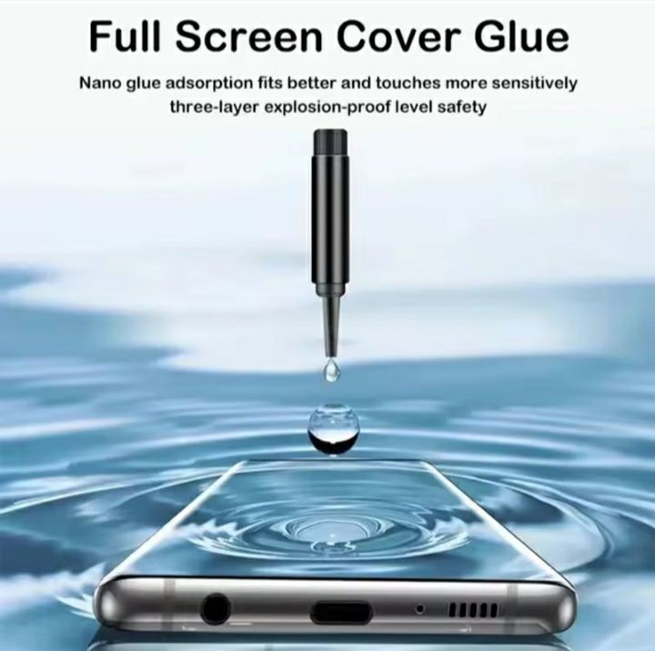 Samsung Galaxy S23 Ultra Full HD Curved Edge Liquid UV Tempered Glass ...