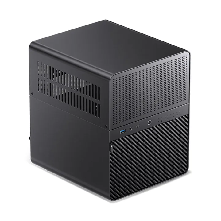 N3 NAS Mini Case Aluminum ITX Chassis 8 Disk Support, 130mm CPU Cooler ...