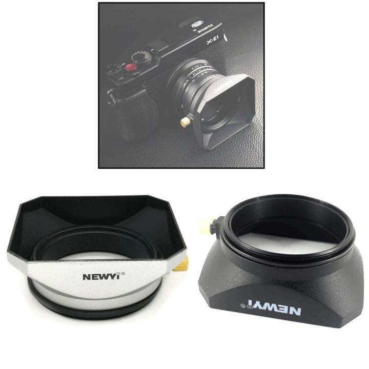 Square Lens Hood for Sony Fujifilm Olympus Mirrorless Camera Lenses DV Camcorders 37 39 40.5 43 ...