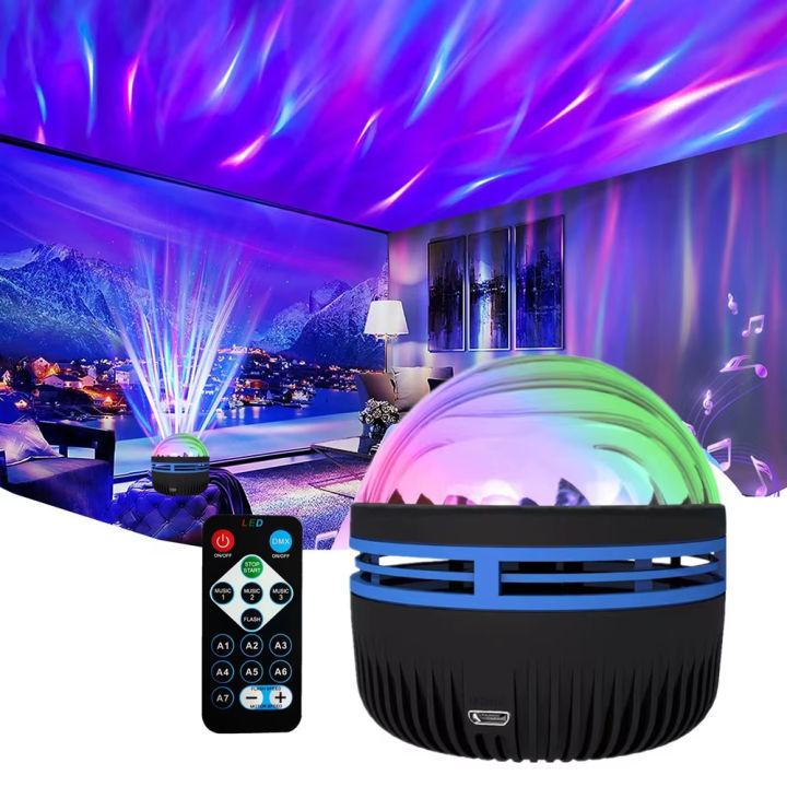 1pc Star Projector Galaxy Projector Water Ocean Wave Projector For ...