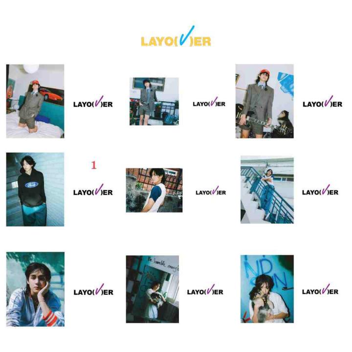 9Pcs/Set BTS-V Layover Photo Concept Mini Poster | Daraz.com.bd