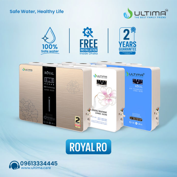 Ultima Royal UF+RO+MF Water Purifier 100GPD | Daraz.com.bd