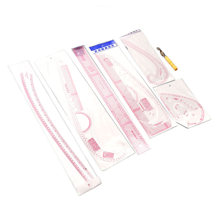 7pcs French Curve Ruler Set High Accuracy Tools Sewing Rulers With ...
