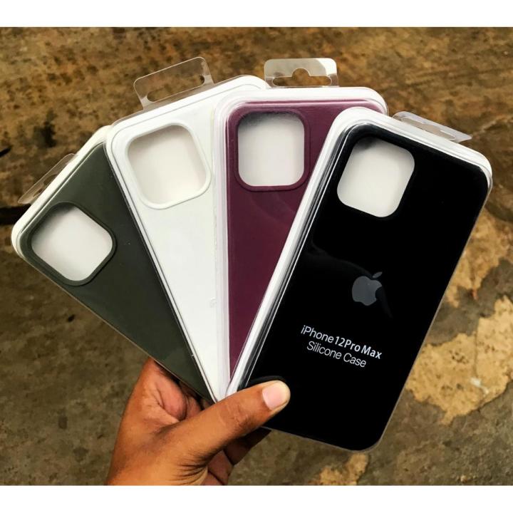 For Iphone 12 Pro Max premium luxury Silicone soft back case - Phone ...