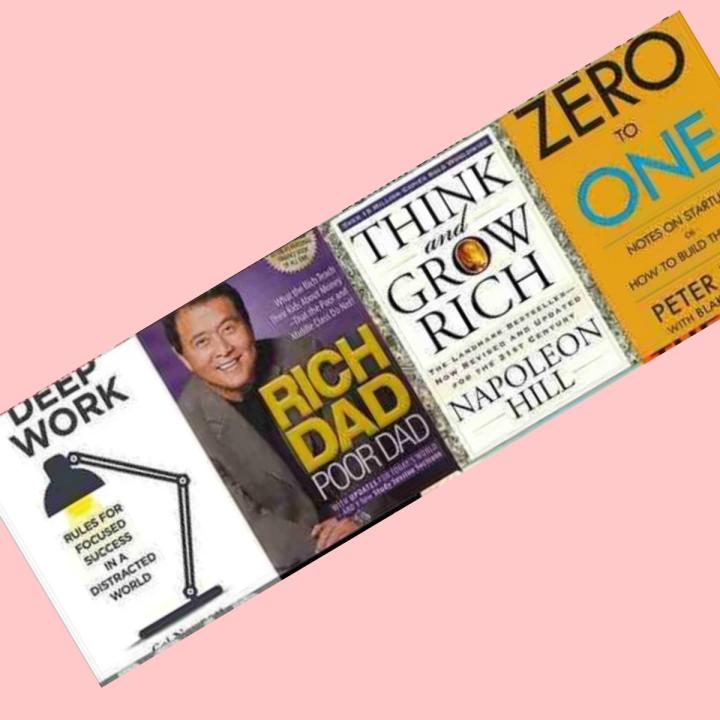 (Deep Work,Rich Dad,Think And Grow Rich,Zero to One) | Daraz.com.bd