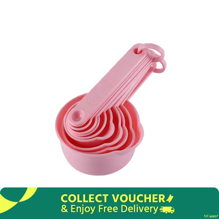 8Pcs set Measuring Spoons Plastic Measure Spoon Useful Sugar Cake Baking Spoon Kitchen Baking ...