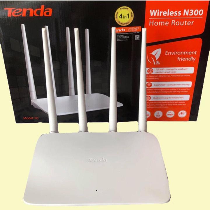 Tenda F6 300Mbps N300 4 Antenna Wifi Router | Daraz.com.bd