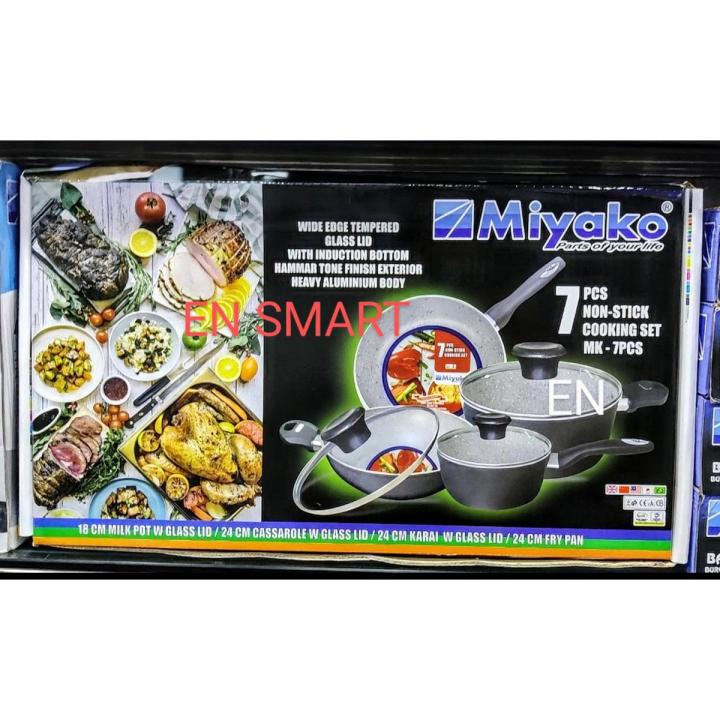 Miyako Nonstick Cookware 7 pcs set | Daraz.com.bd