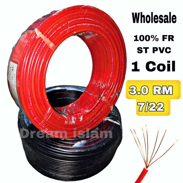 House Wiring Cable 3.0 RM Fire Proof 1 COIL Cable mm Cable BYA-FR Red ...