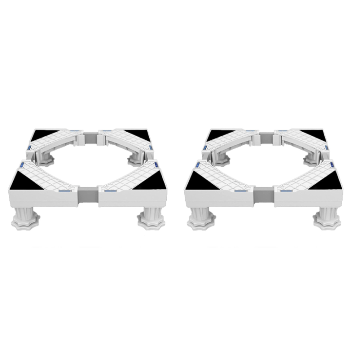 2X Washing Machine Stand, Washing Machine Dryer Fridge Pedestal ...