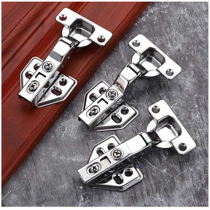 4PCS Stainless Steel Hinges,Kitchen Soft Close Door Hinge,Shock ...