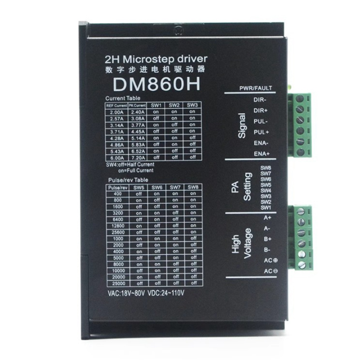 1 PCS Microstep Drive DM860H DSP Digital Type 57/86 Stepper Motor ...