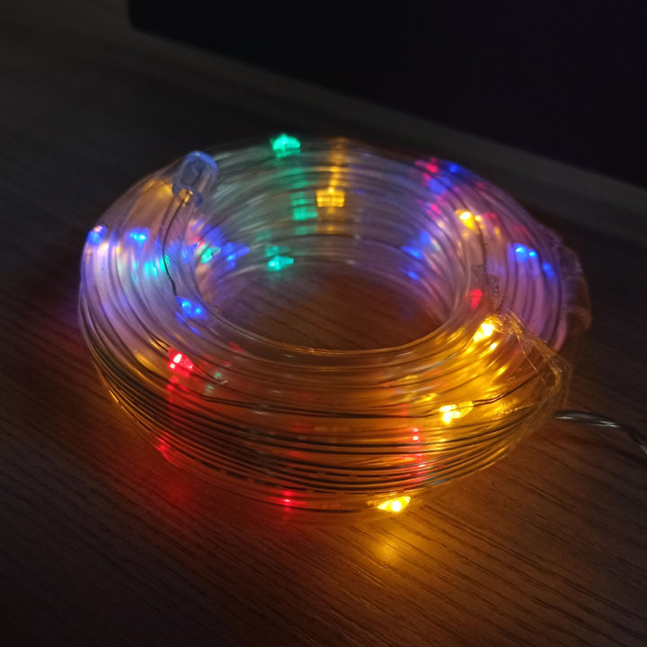 Led Solar Power Copper Wire Tube String Lights for Garden, Restaurant ...