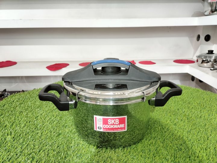 SKB Stainless Steel pressure cooker with whistle system 3 Liter | Daraz ...