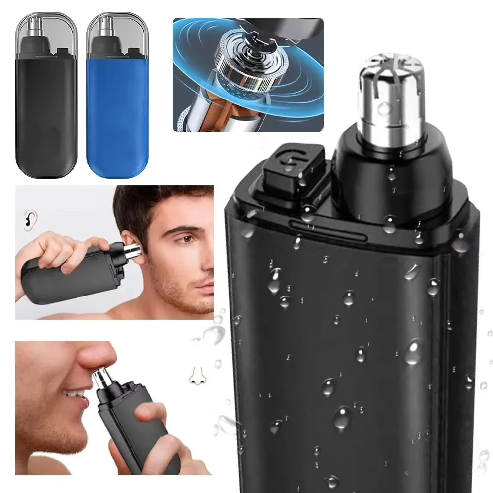 Nose Hair Trimmer Electric Rechargeable Hair Clipper Men Mini Nose Hair ...