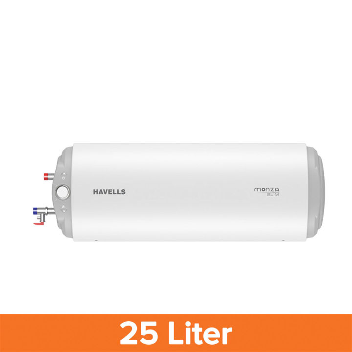 Havells Monza Slim Horizontal Geyser 25 Liter - White | Daraz.com.bd
